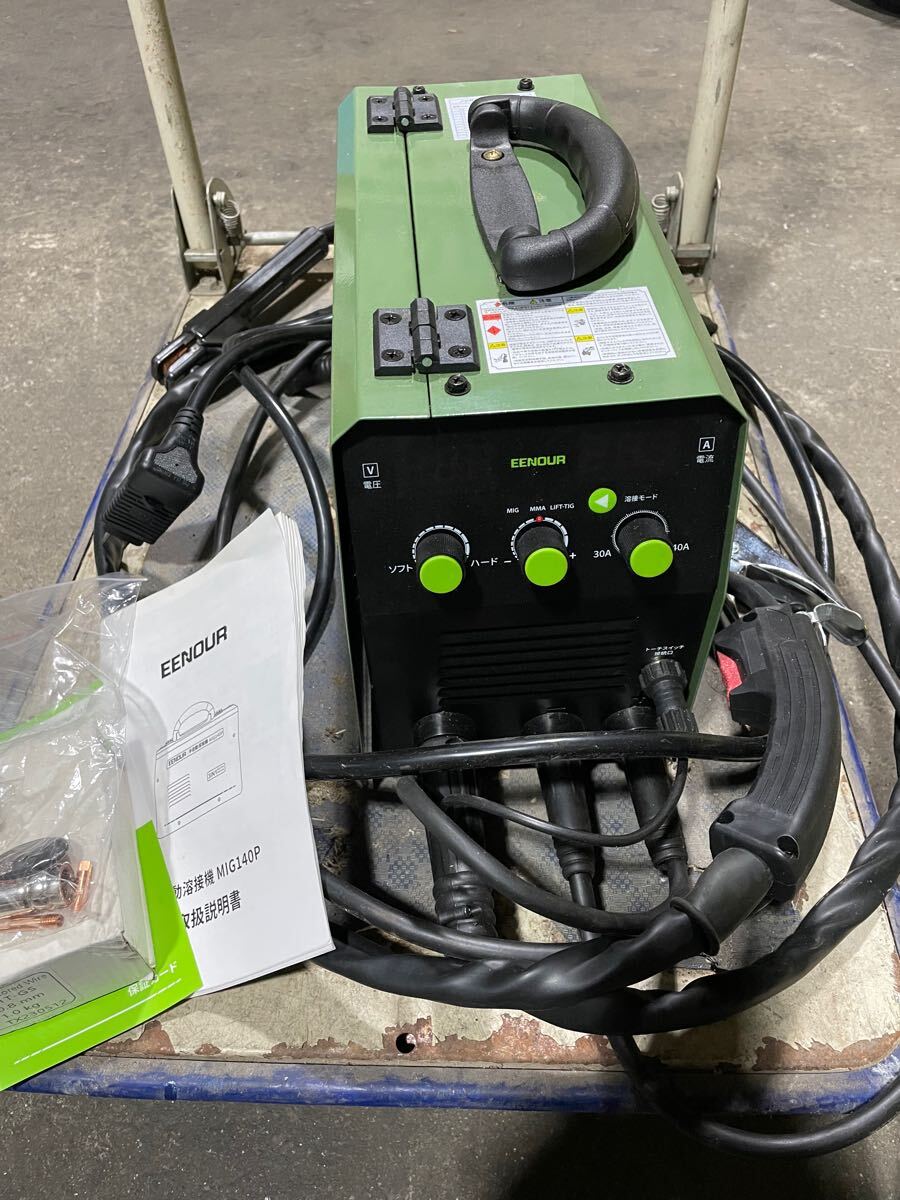 Yahoo!オークション - 美品 EENOUR 半自動溶接機 MIG140P