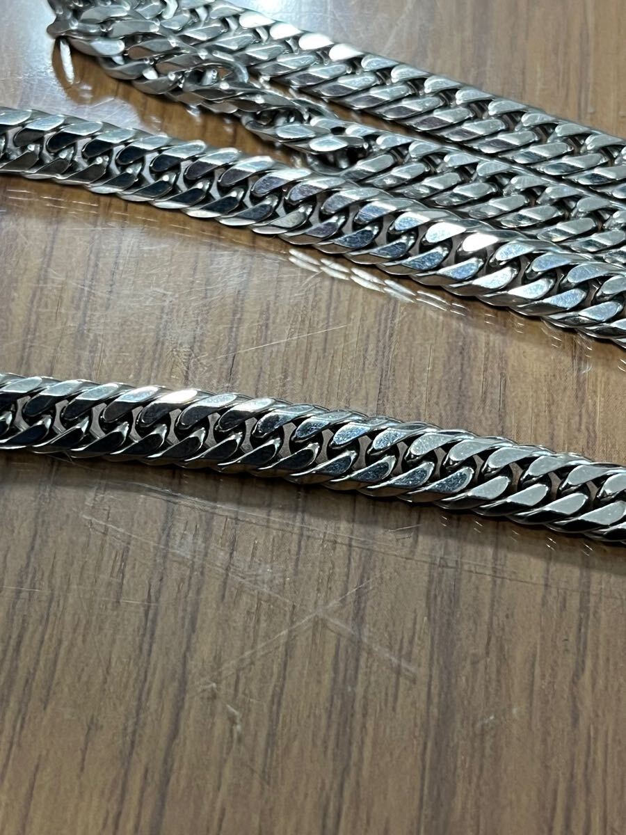 Yahoo!オークション - PT850 喜平 6面ダブル ネックレス 100.4g 60セン...