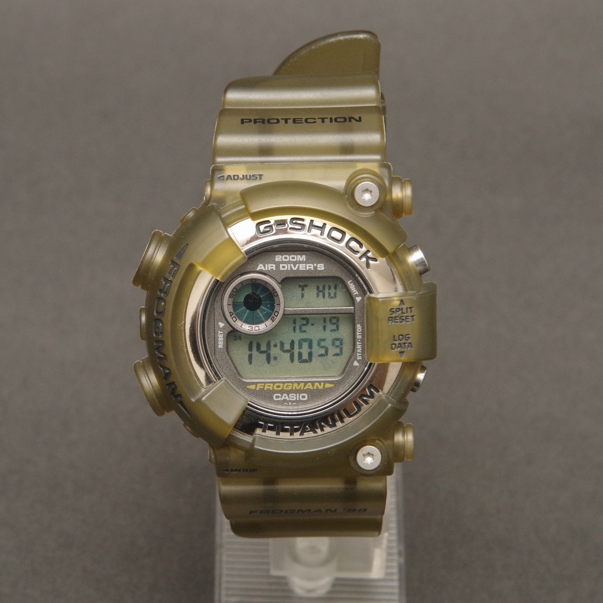 動作確認済 中古 CASIO G-SHOCK FROGMAN ’99 DW-8200 スモーク カシオ フロッグマン TITANIUM チタン -FROGMAN–日本Yahoo!拍賣 ...