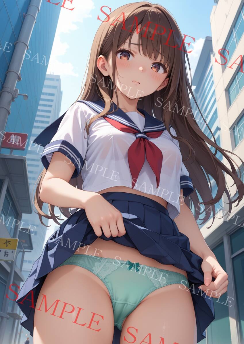 Yahoo!オークション - 制服 パンもろ パンチラ 美少女 ぱんつ ギャル ...