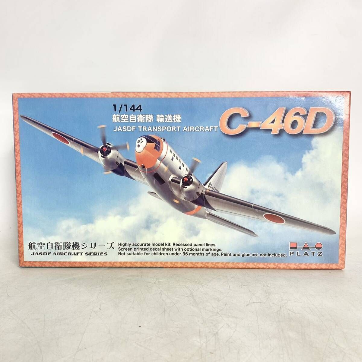Yahoo!オークション - 未組立 PLATZ プラッツ 1/144 C-46D 航空自衛隊...