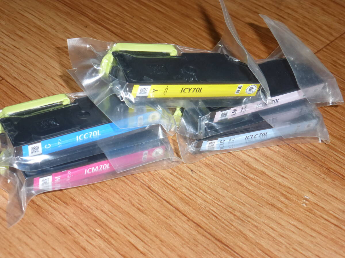 Yahoo!オークション - IC70L 5色セット（IC6CL70L ブラックのみ欠品）