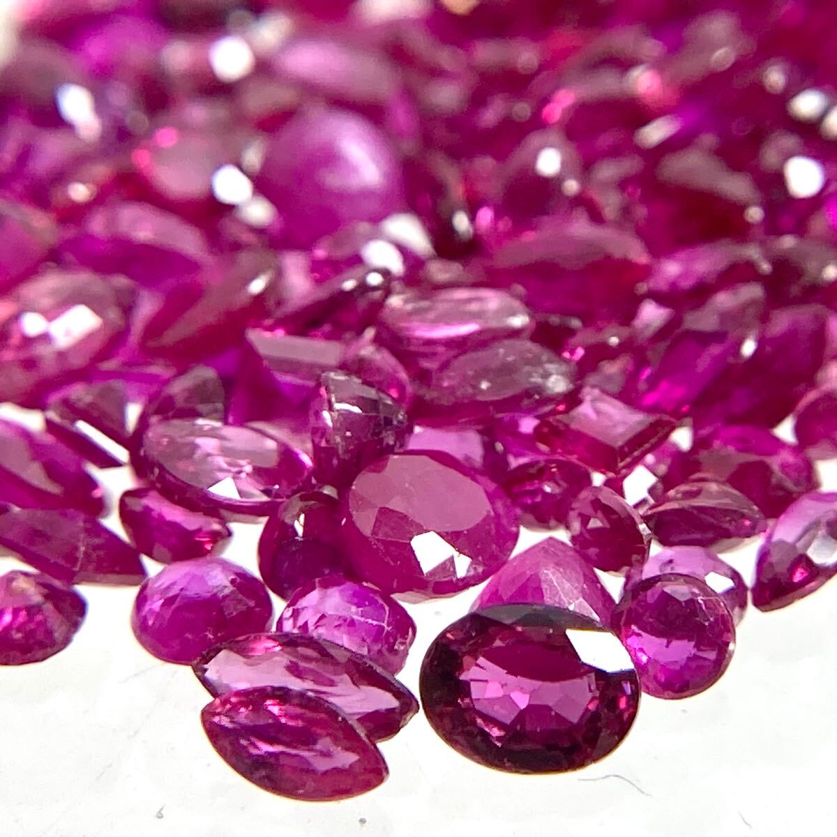 Yahoo!オークション - 1円〜 [天然ルビーおまとめ25.68ct]d 約5.14g ...