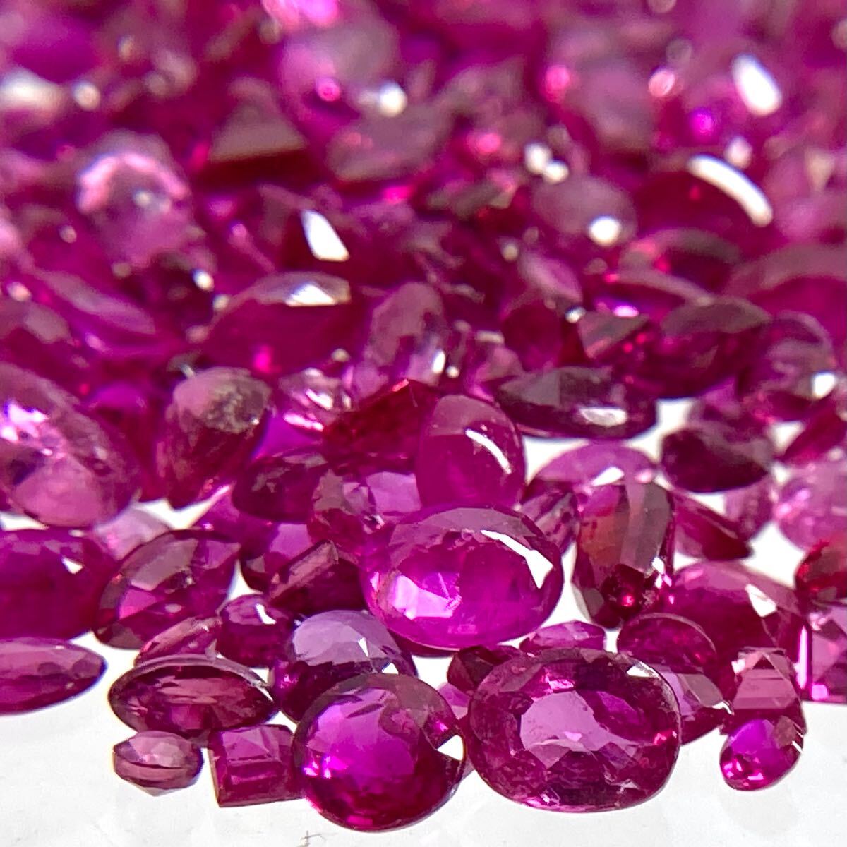 Yahoo!オークション - 1円〜 [天然ルビーおまとめ25.71ct]d 約5.14g ...