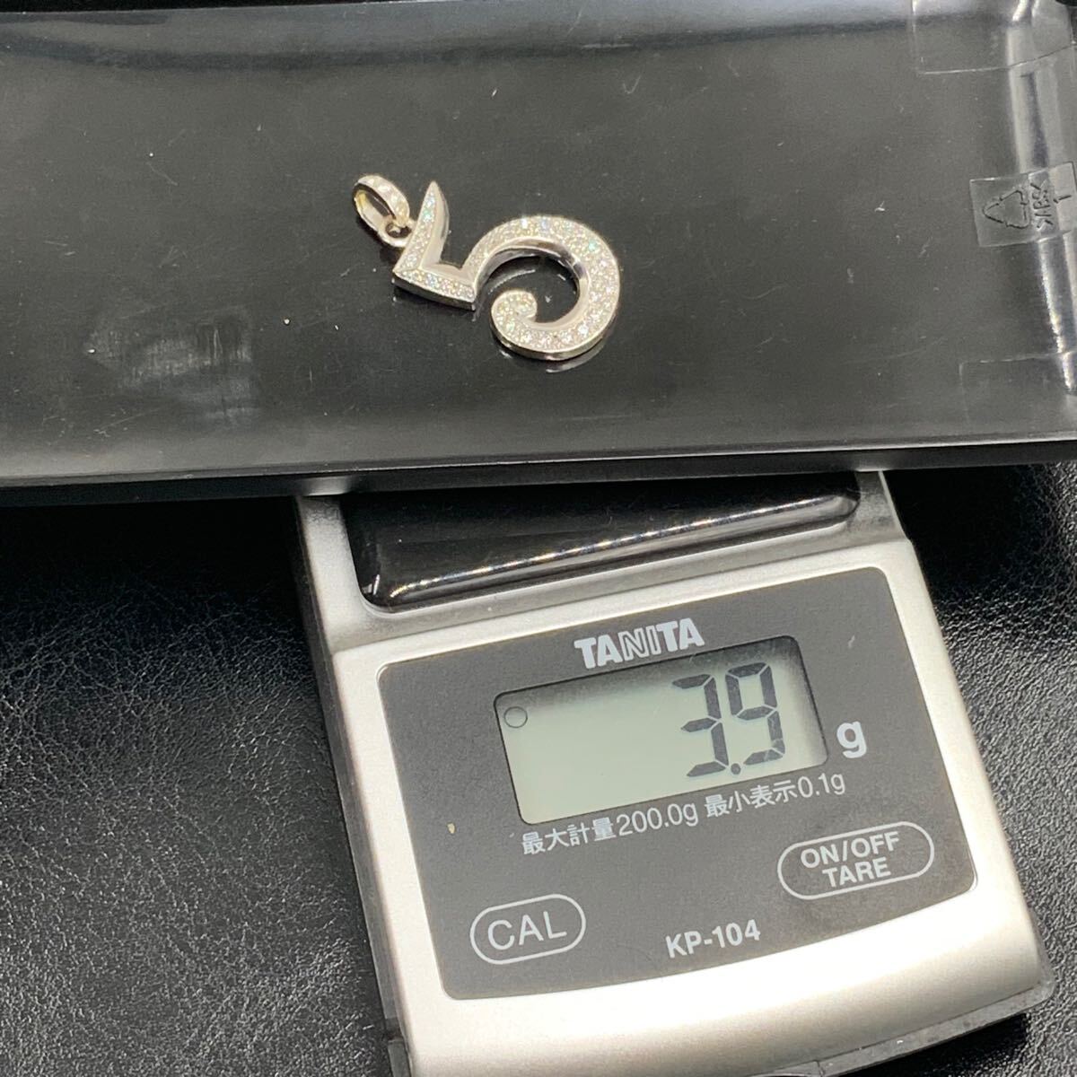 Yahoo!オークション - ナンバートップ 5 K18WG ダイヤペンダント 0.366...