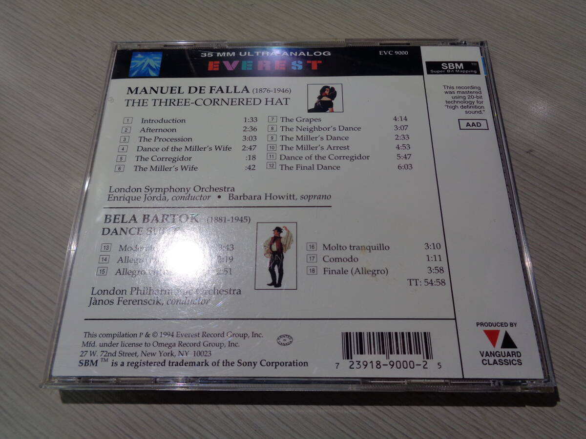 Yahoo!オークション - ENRIQUE JORDA LSO/FALLA THE THREE CORNERED HA...