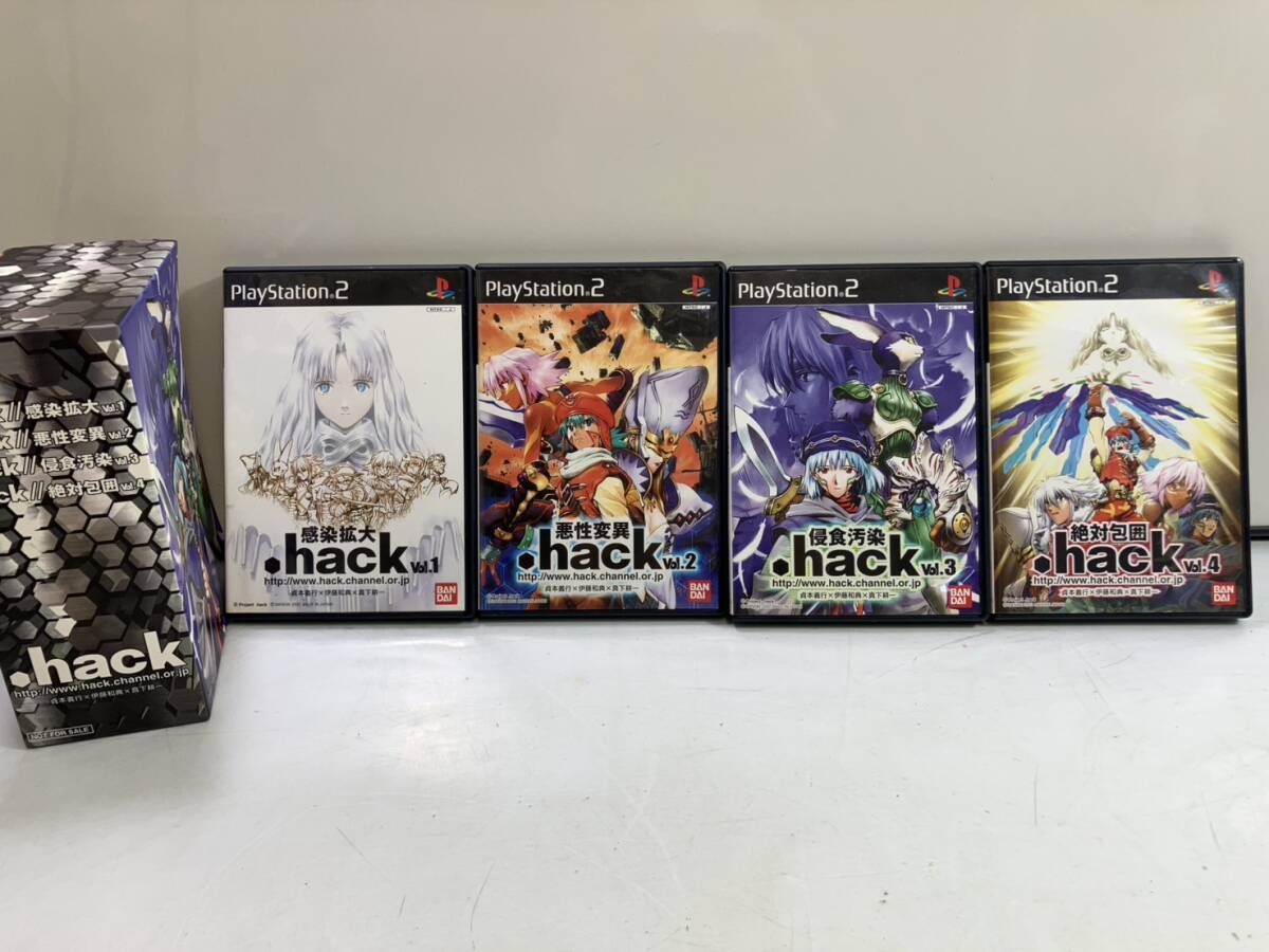 12-202 PS2ソフト .hack Vol.1〜4 収納ボックス付 ドットハック ゲーム(その他)｜売買されたオークション情報、yahooの商品情報をアーカイブ公開 - オークファン ...