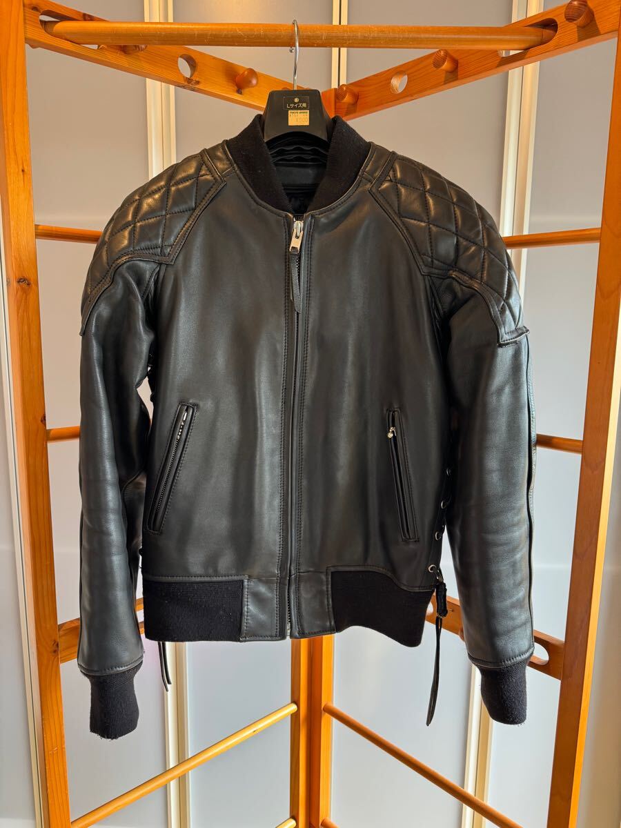 Yahoo!オークション - カドヤ レザージャケット 革ジャン LL KADOYA シ...