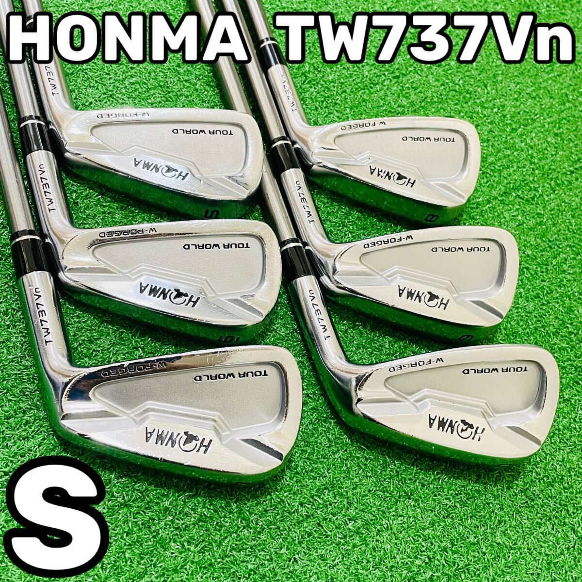 7756 HONMA TW737Vn VIZARD IB 95 S 6本セット 本間ゴルフ ホンマゴルフ メンズ 右利き アイアンセット 匿名配送(ホンマ)｜売買されたオークション情報 ...