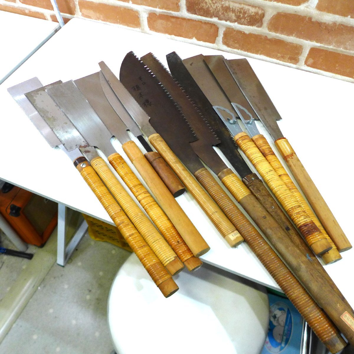 Yahoo!オークション - K303【金物店在庫一掃】 中古のこぎり 大量 まと...