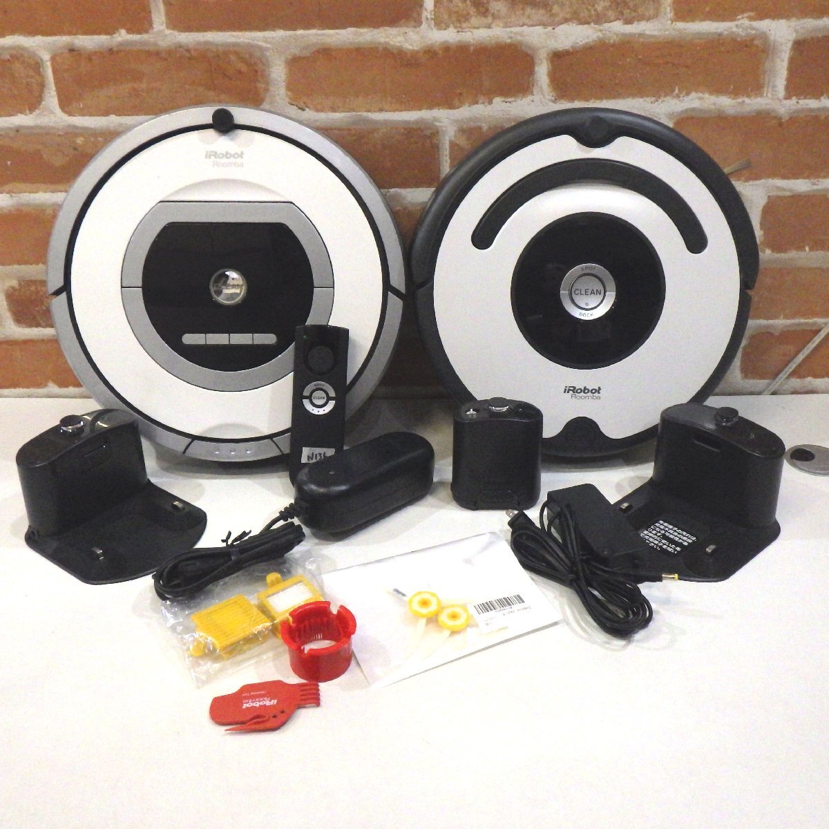 Yahoo!オークション - C499 ジャンク扱い iRobot ルンバ 621 N136 2台...