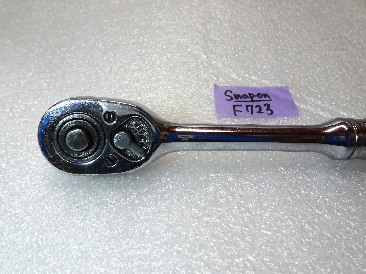 Yahoo!オークション - 旧ロゴ Snap-on スナップオン F723 3/8 クイック...
