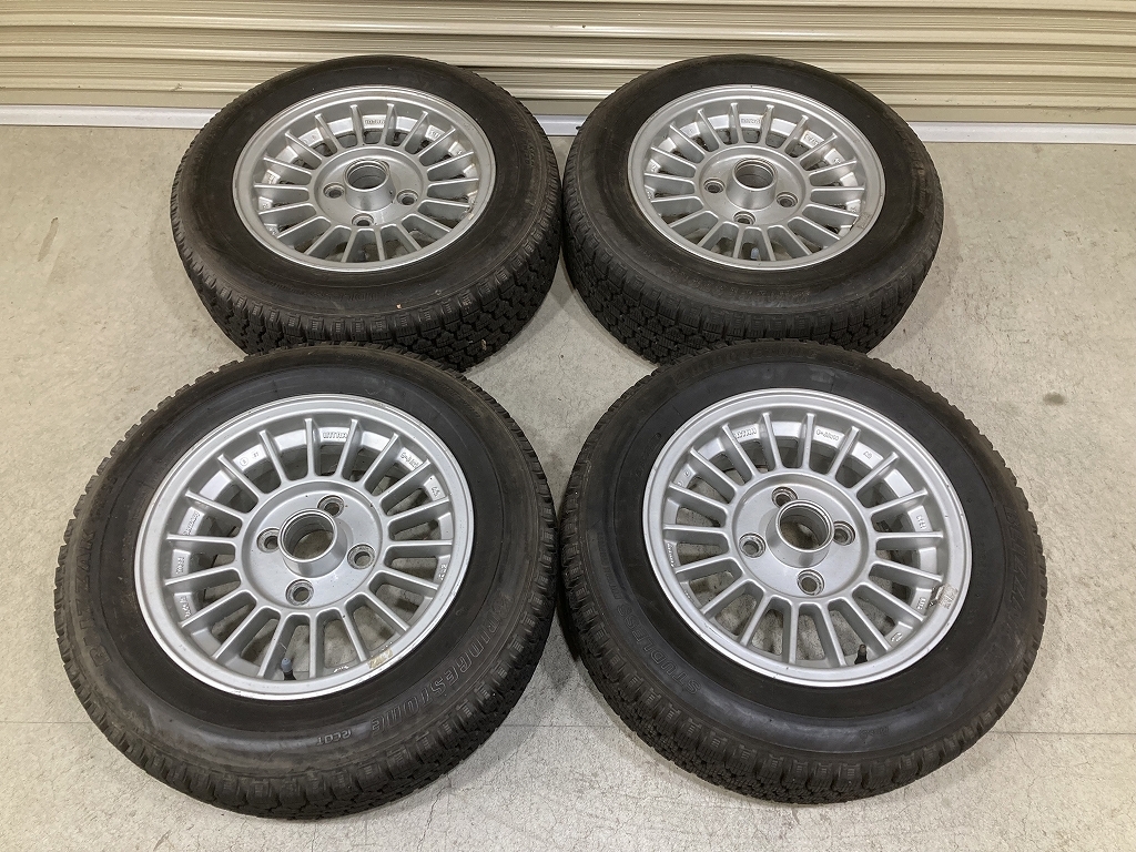 トヨタ AE86 レビン トレノ 純正OP INTRA 14インチ 6J +21 PCD114.3 4H 185/65R14 4本セット イントラ L1505(純正品)｜売買されたオークション ...