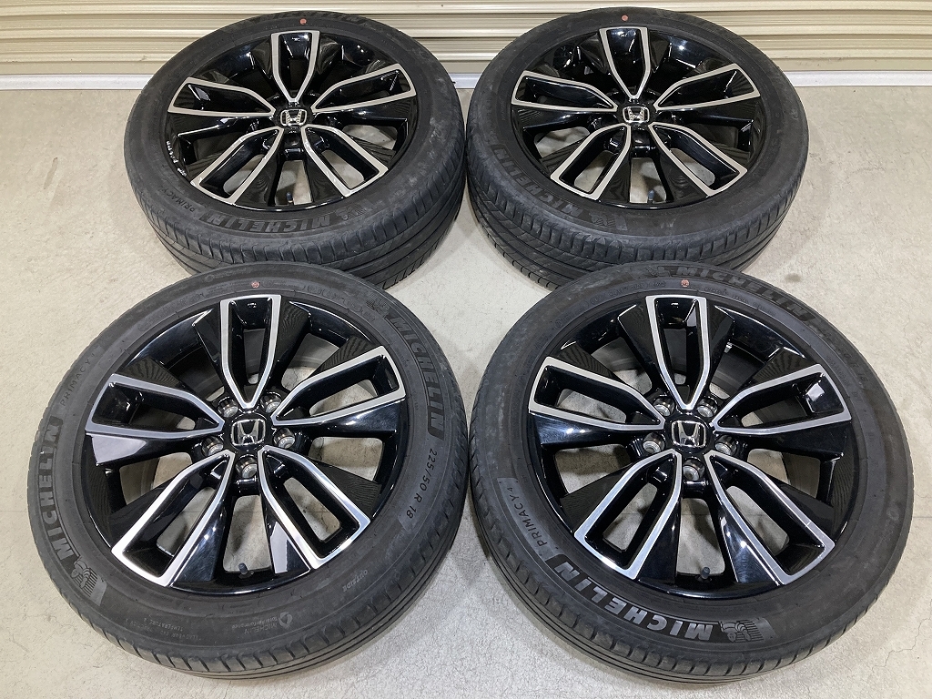 溝あり '22年製 ホンダ RV5 RV6 ヴェゼル e:HEV 純正 18インチ 7.5J +55 PCD114.3 5H 225/50R18 4本セット L1507(ラジアルタイヤ)｜売買 ...