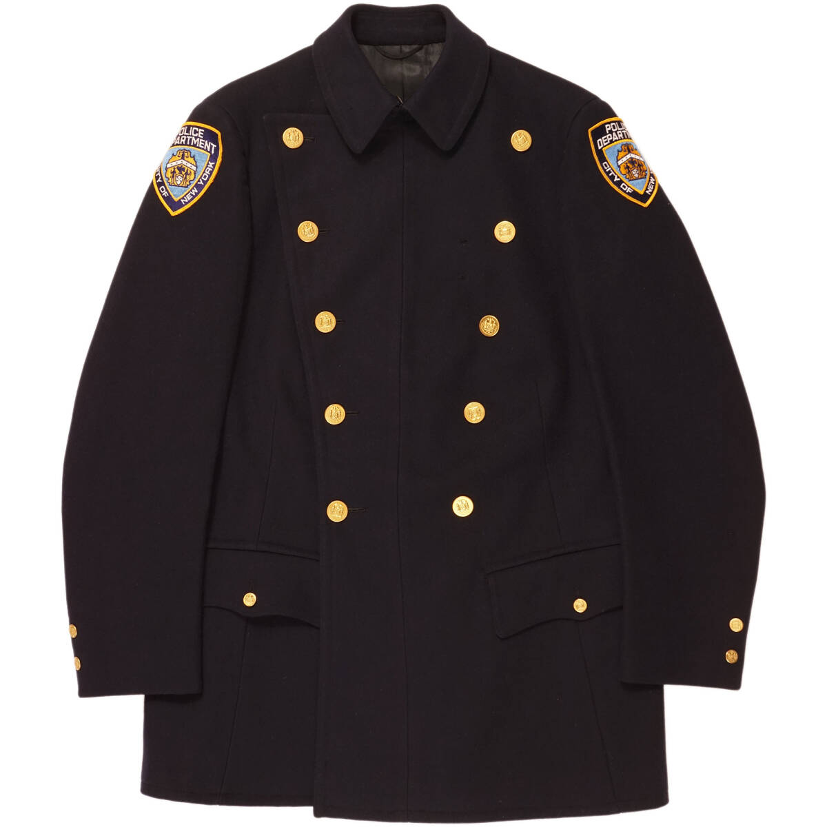 Yahoo!オークション - NYPD ユニフォーム ウインター チョーカーコート...