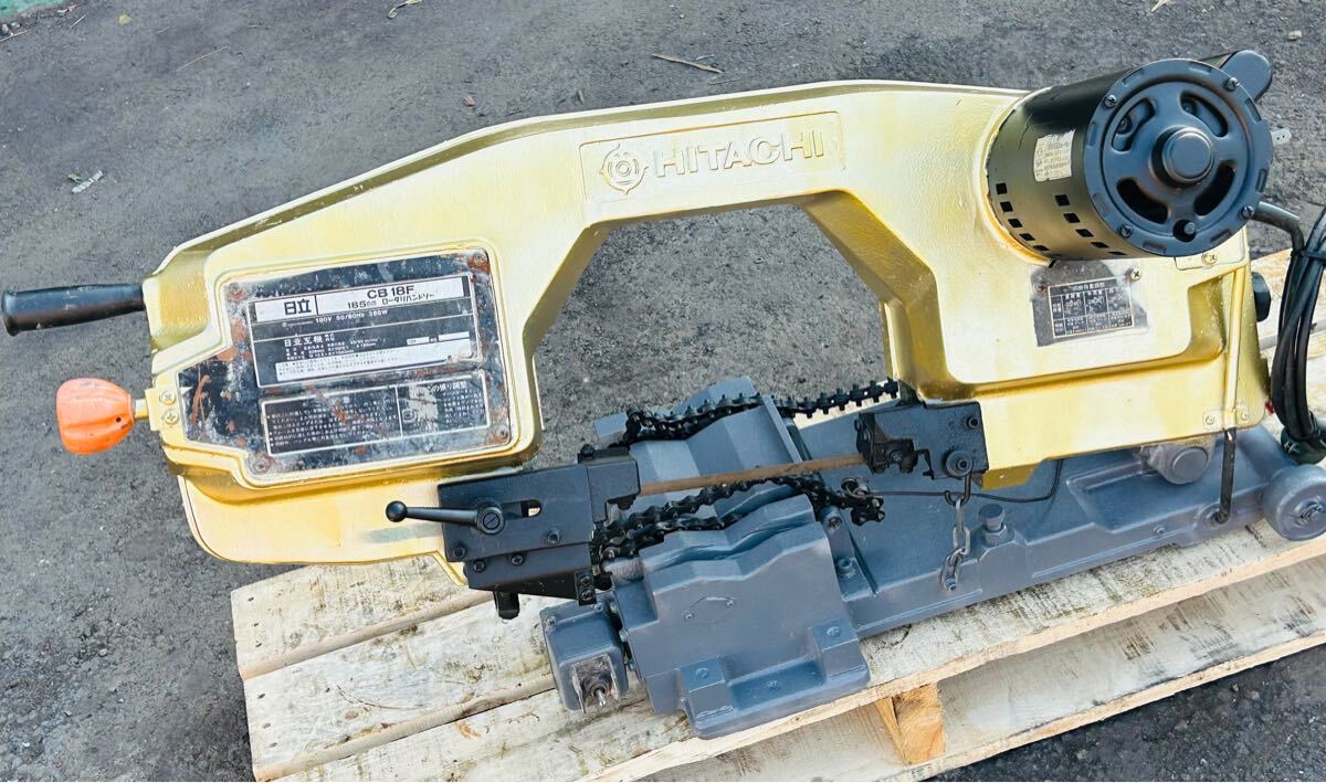 Yahoo!オークション - 日立製作所 CB 18F ロータリーバンドソー 100V 3...