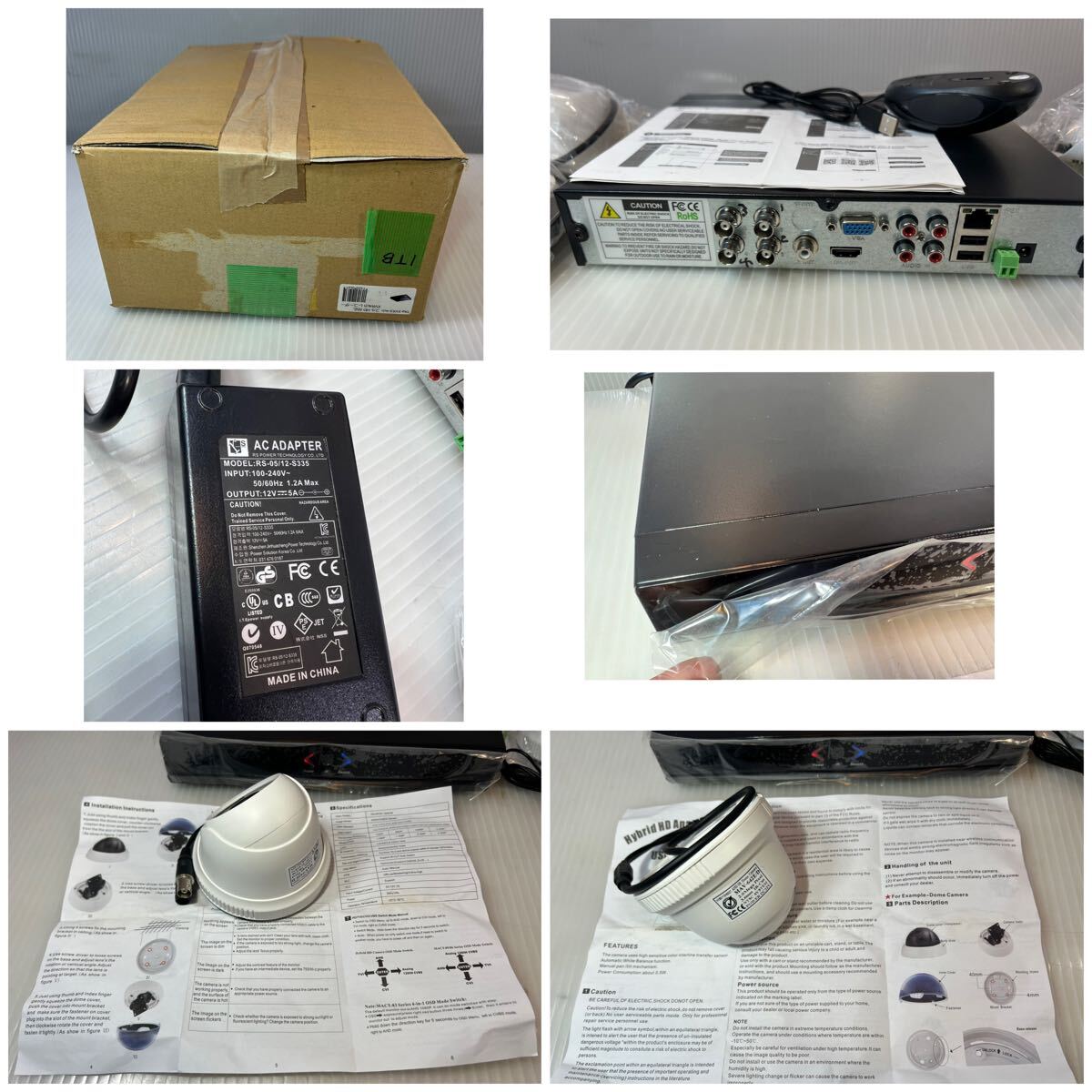 Yahoo!オークション - 防犯カメラ DVR カメラセット