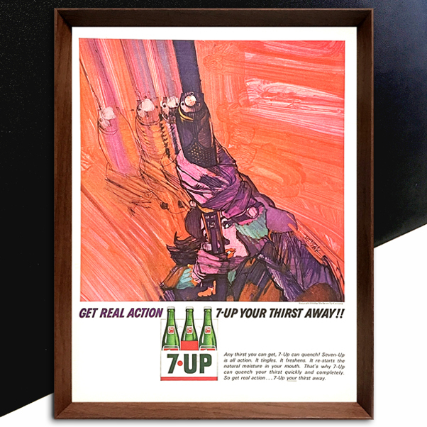 Yahoo!オークション - 7UP セブンアップ 1960年代 アメリカ ヴィンテー...