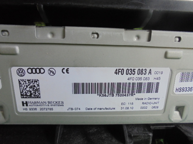 Yahoo!オークション - 3FG5030 G2-2)) アウディ A4 ABA-8KCDH 2010年 ...