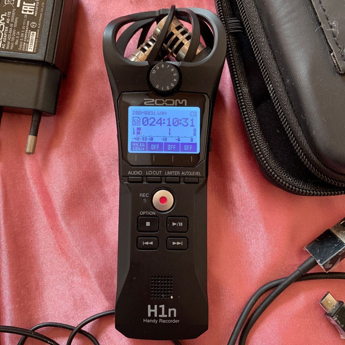 Yahoo!オークション - Zoom H1n Handy Recorder Zoom H1n ポータブルレ...