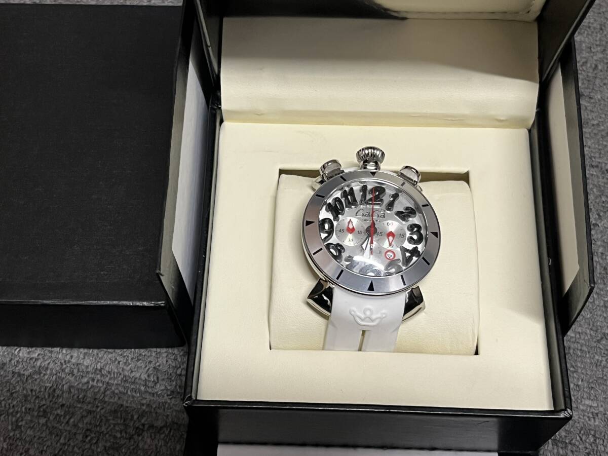 Yahoo!オークション - GAGA MILANO/ガガミラノ クォーツ クロノメータ...