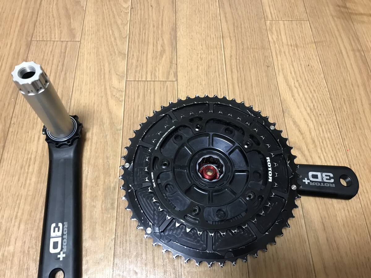 Yahoo!オークション - ROTOR ローター クランク 3D FLOW CRANK 170㎜ P...