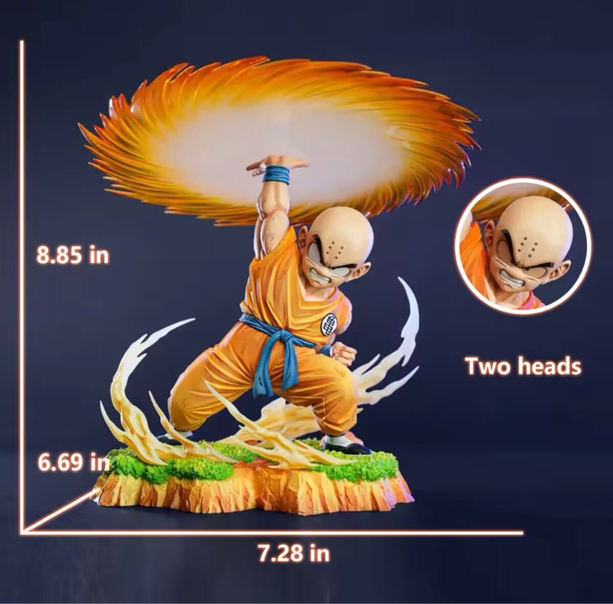 新品 ドラゴンボール クリリン キエンザン フィギュア 海外輸入 新品 ドラゴンボール クリリン キエンザン フィギュア 海外輸入