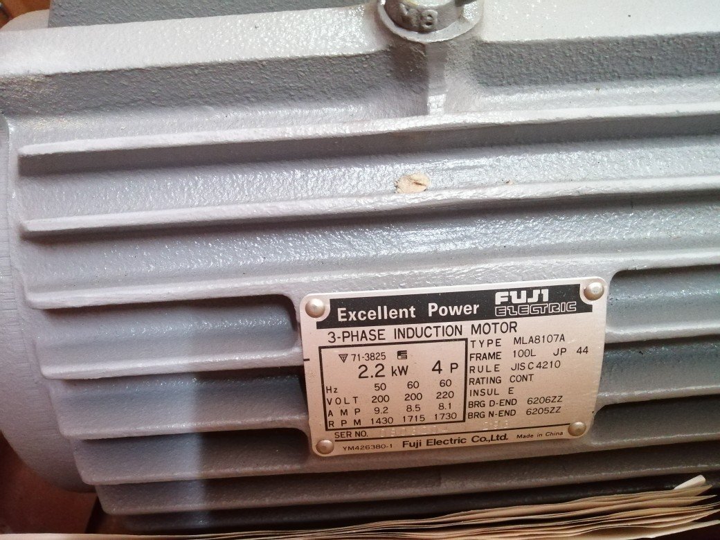 01142 富士電機 低圧三相モーター MLA8107A 4P 2.2KW(その他)｜売買されたオークション情報、yahooの商品情報をアーカイブ公開 - オークファン（aucfan.com）