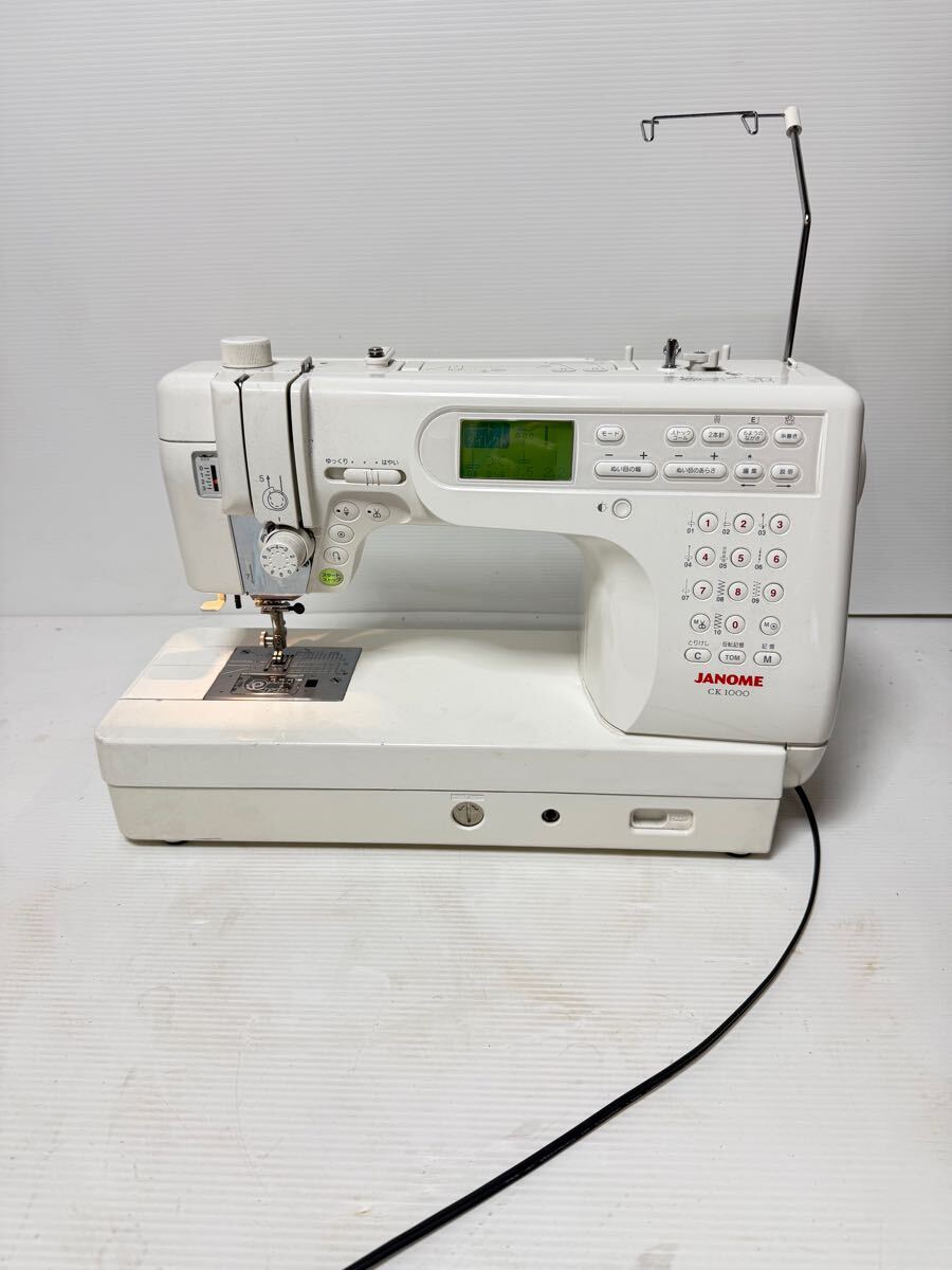 Yahoo!オークション - JANOME コンピューターミシン CK 1000