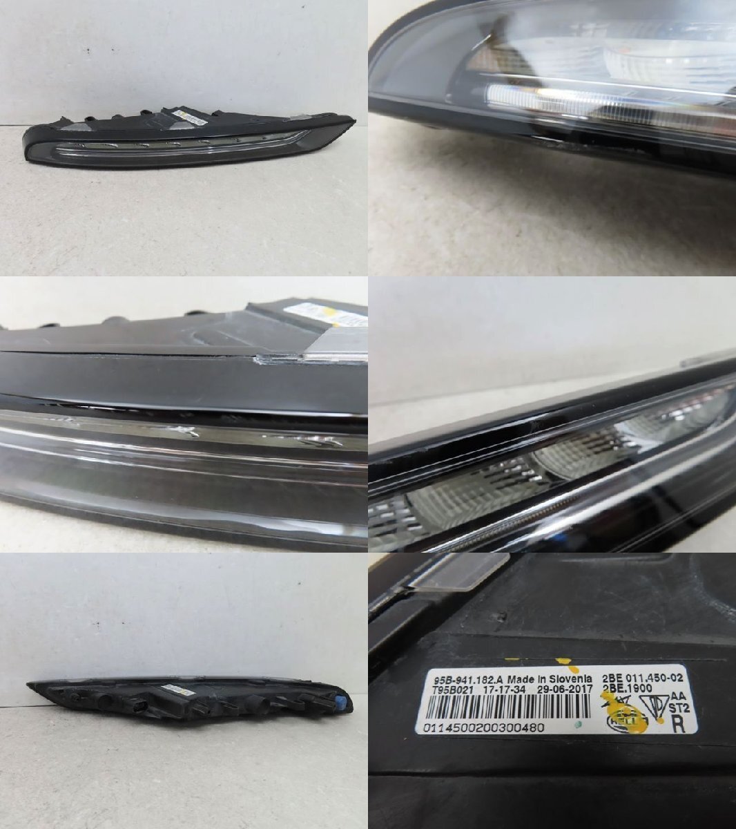 Yahoo!オークション - ポルシェ マカン 95B 純正 右 デイライト LED 9...