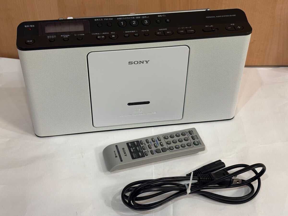Yahoo!オークション - SONY パーソナルオーディオシステム ZS-E80 ホワ...