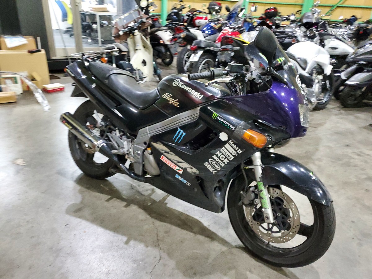 Yahoo!オークション - 格安 ZZR250 ZZ-R250 セル始動 45284km EX250H...