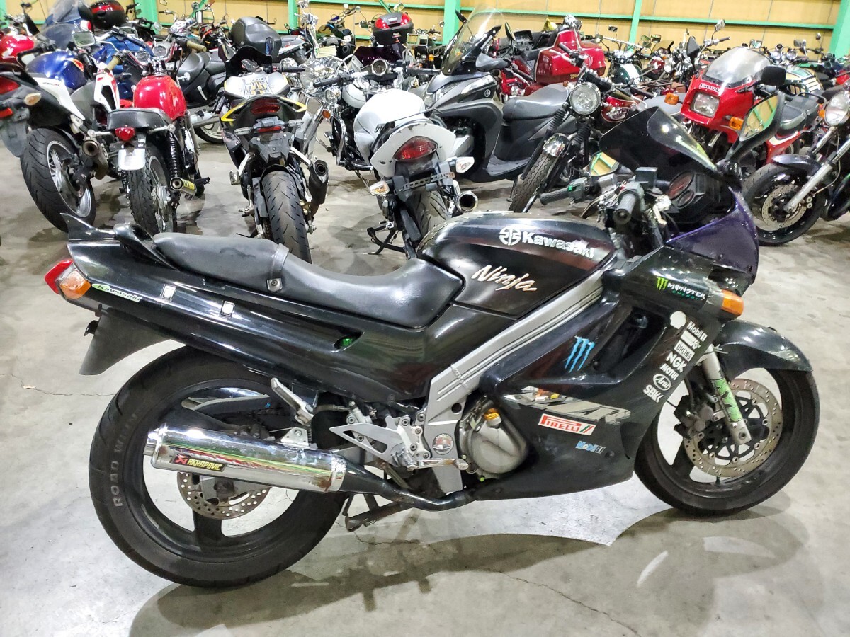 Yahoo!オークション - 格安 ZZR250 ZZ-R250 セル始動 45284km EX250H...