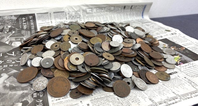 Yahoo!オークション - 古銭 日本硬貨まとめて 約4.7kg