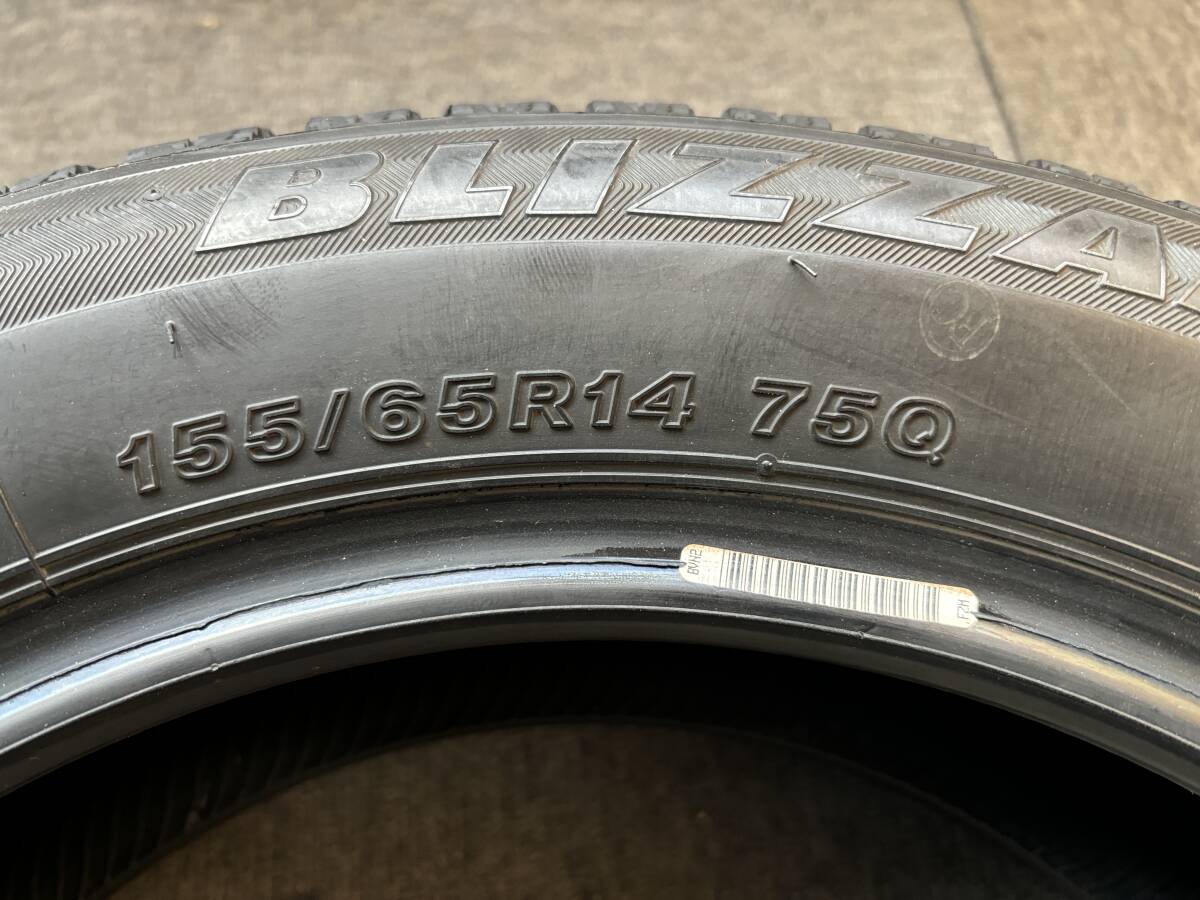 Yahoo!オークション - S-303【ブリヂストン BLIZZAK REVO GZ】155/65R1...