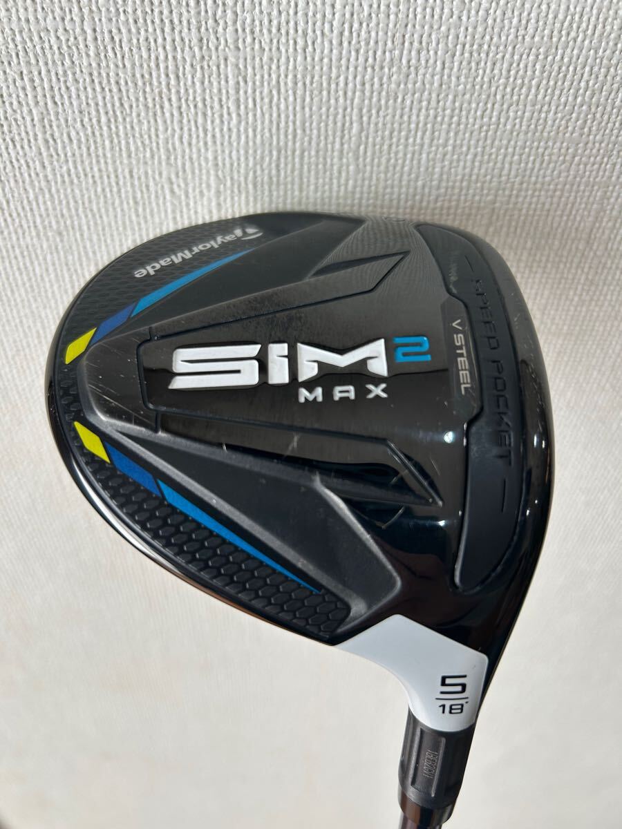 Yahoo!オークション - テーラーメイド SIM2 MAX 5W ベンタスブルー6（S...