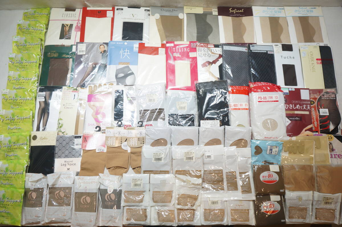 Yahoo!オークション - 【L32A】超大量 78足 未使用保管品 レディース ...