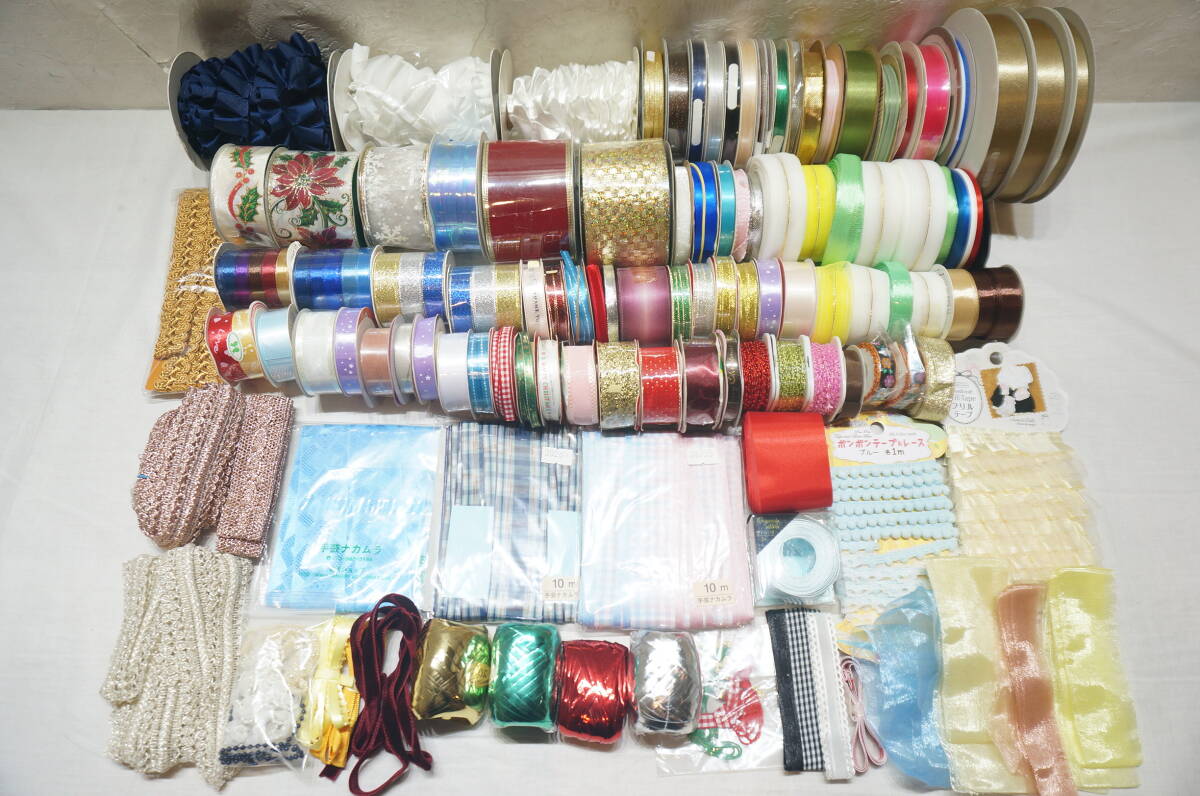 Yahoo!オークション - 【L32A】超大量 約3.5㎏ リボン 他 まとめ売り ...