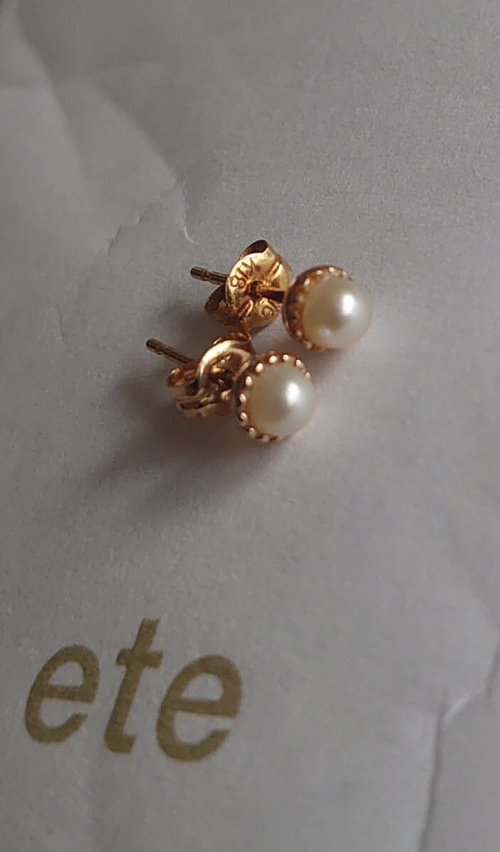 Yahoo!オークション - ete パール ピアス