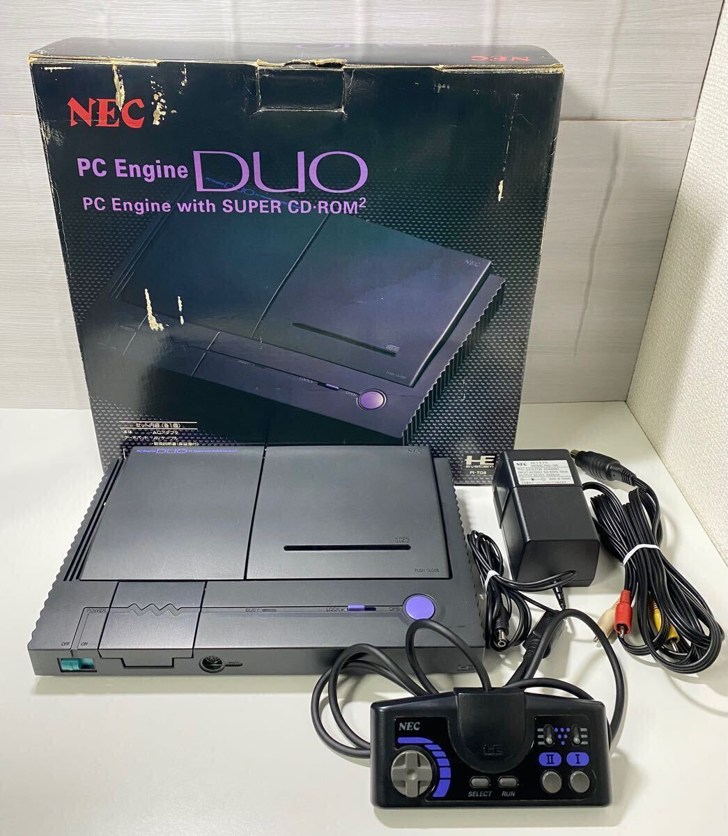 SY958 140 NEC PCエンジン DUO 本体/コントローラー/アダプタ/ケーブル/箱(本体、アクセサリー)｜売買されたオークション情報、yahooの商品情報をアーカイブ公開 ...