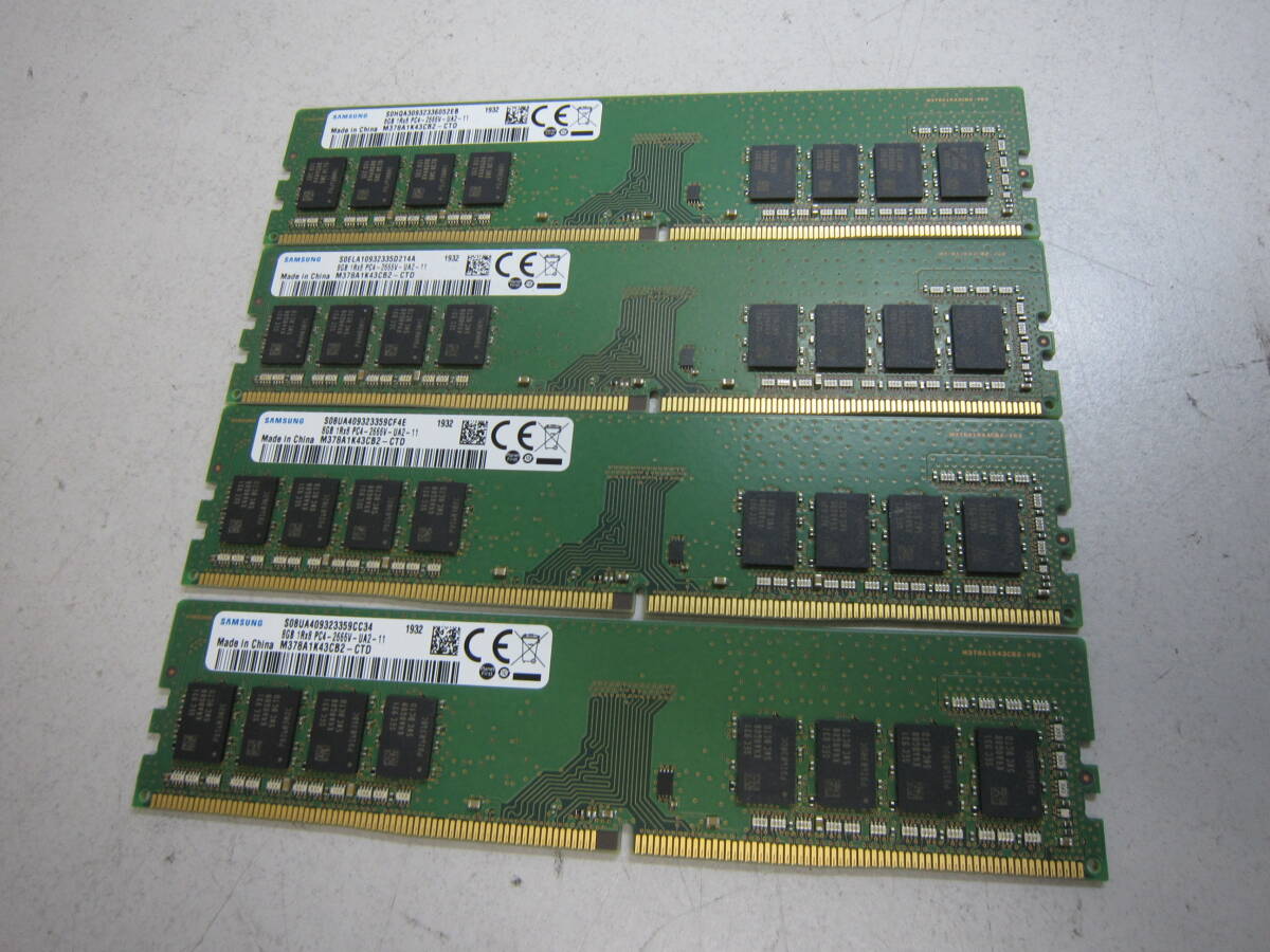 Yahoo!オークション - 3298 SAMSUNG DDR4 PC4-2666V 8GB×4 計32GB 動...