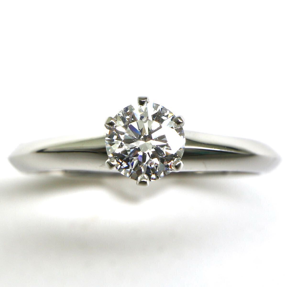 Yahoo!オークション - 美品 0.4ct up TIFFANY&Co.(ティファニー)箱付 P...