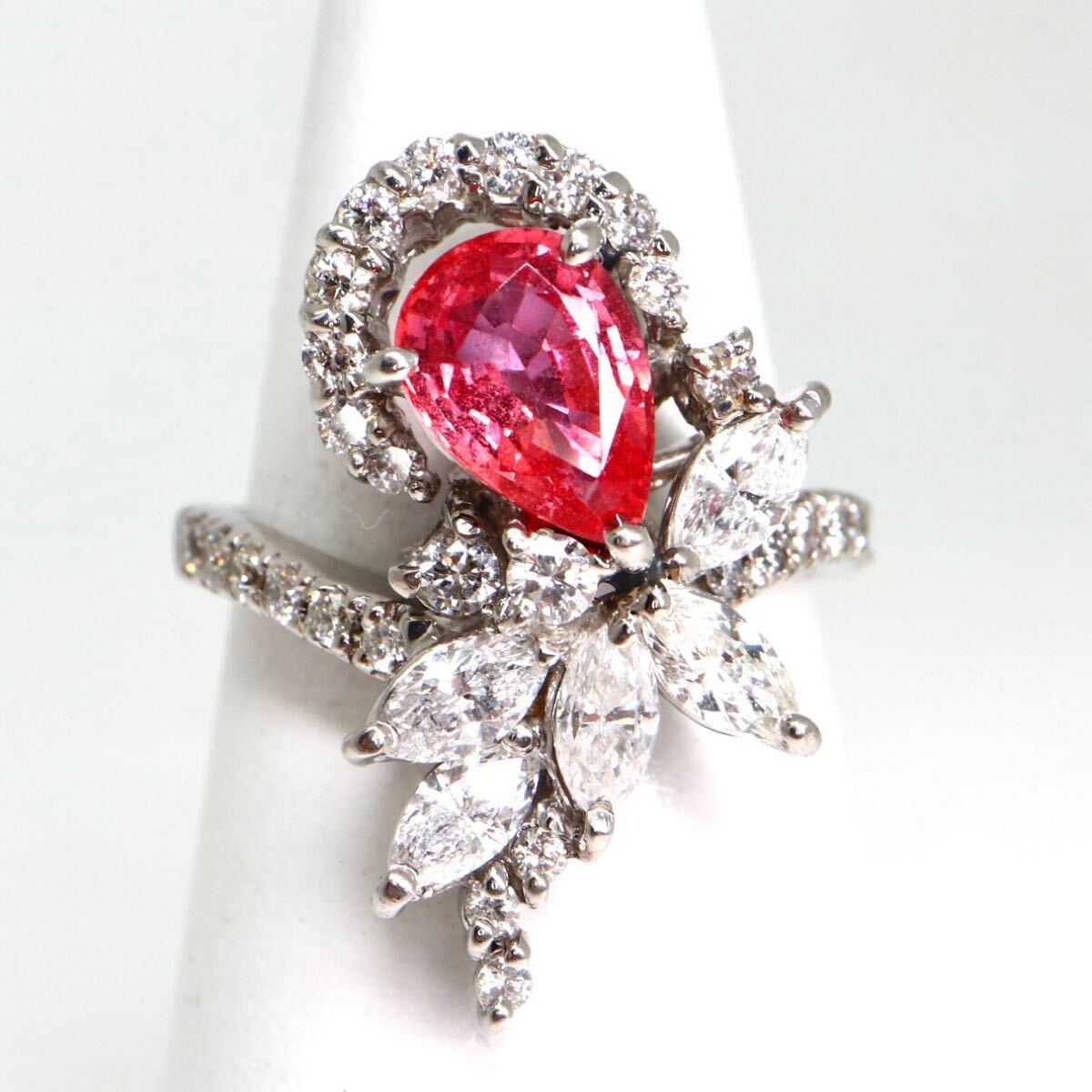 Yahoo!オークション - 1円〜 豪華 K18 天然サファイア/天然ダイヤモン...