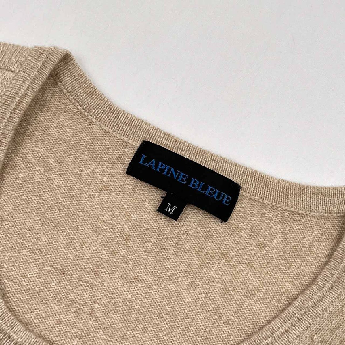 Yahoo!オークション - カシミヤ100% LAPINE BLEUE ラピーヌブルー 長袖...