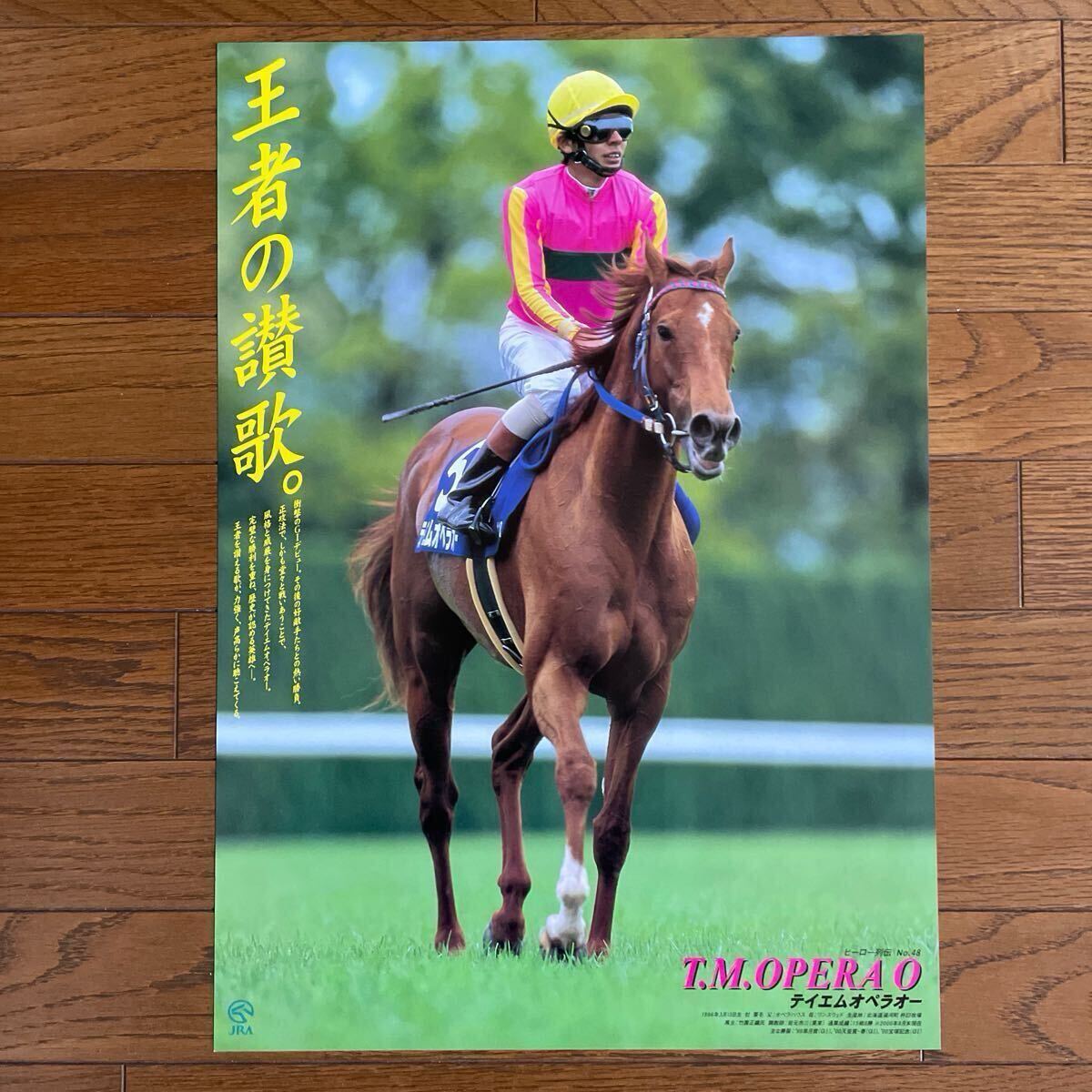 Yahoo!オークション - JRA ヒーロー列伝 No.48 テイエムオペラオー B3 ...