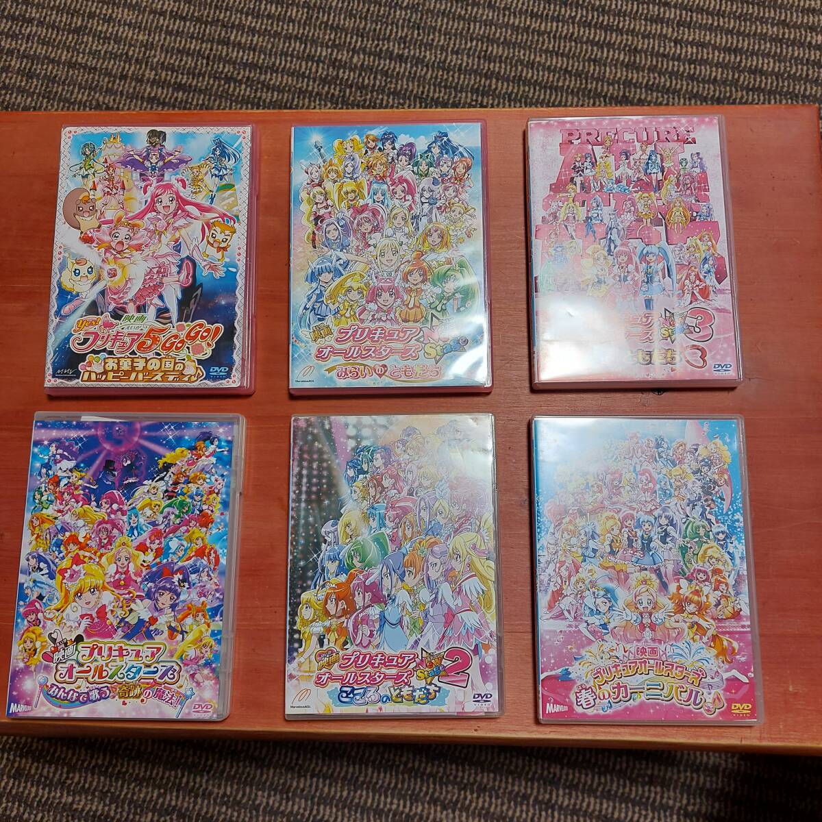 Yahoo!オークション - プリキュア 劇場版DVD 6本セット