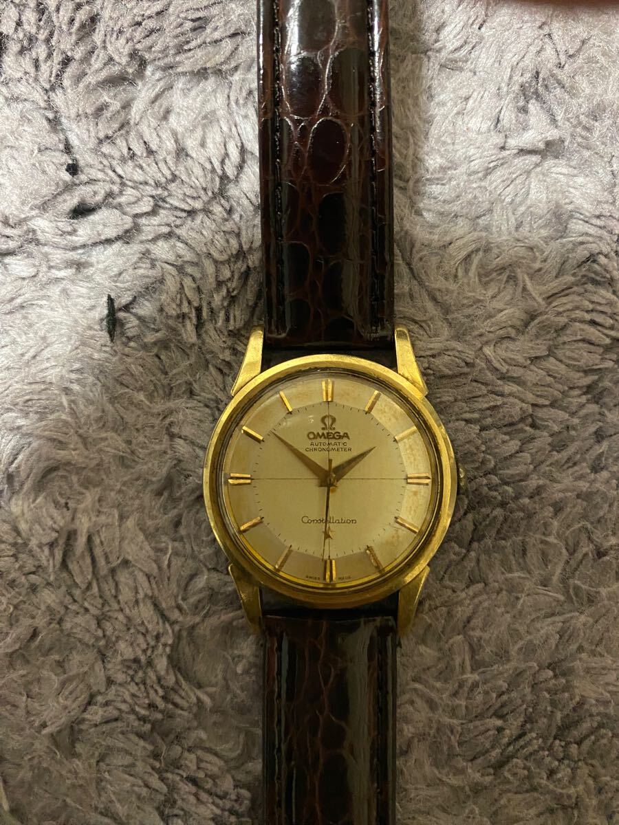 Yahoo!オークション - OMEGA Constellation アンティーク 腕時計 稼働...