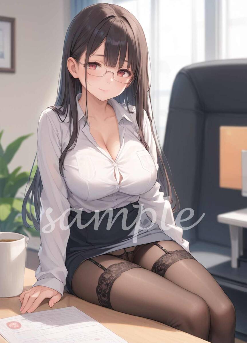 Yahoo!オークション - r170【1点物】美少女 ポスター OL 秘書 社内 パ...