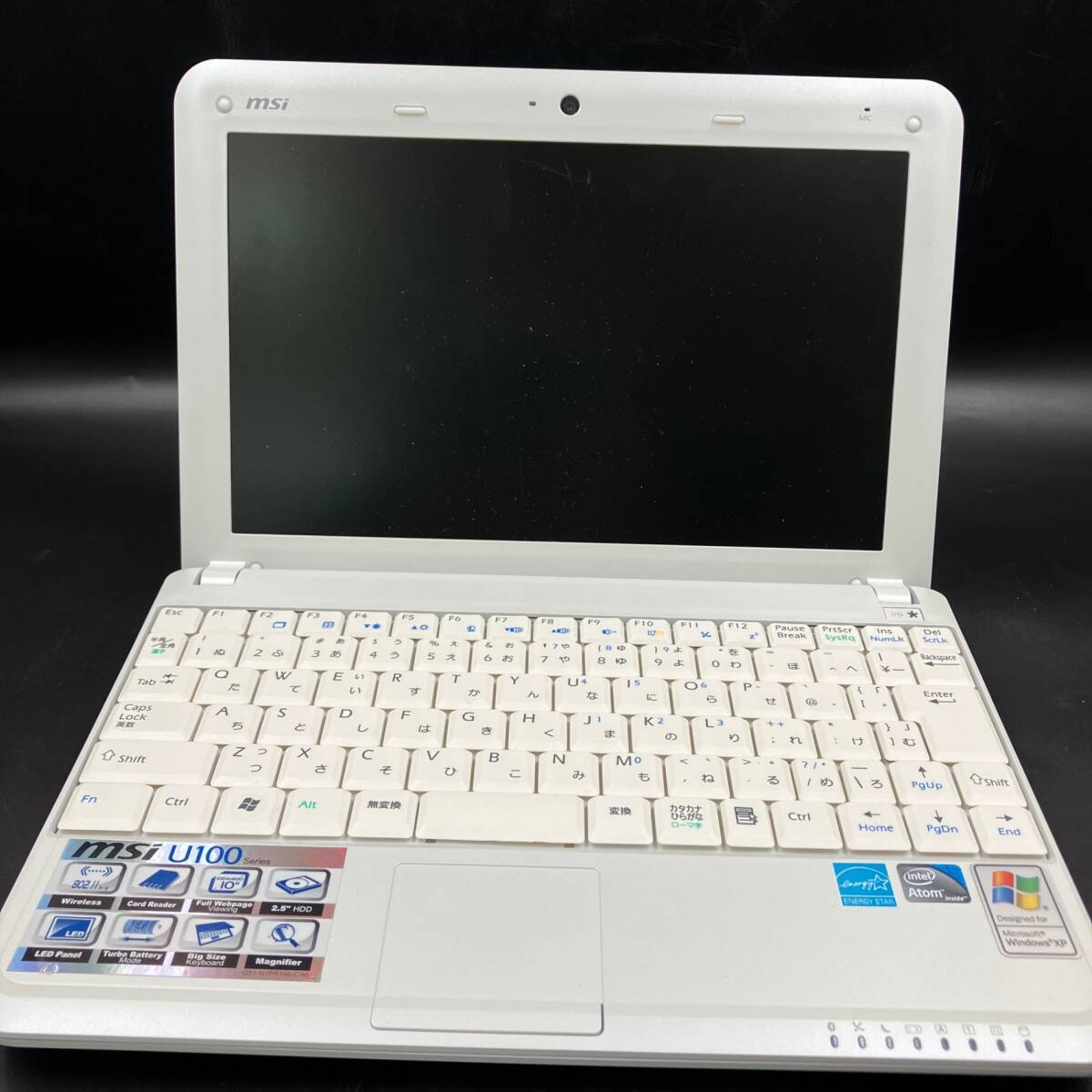 Yahoo!オークション - 動作確認済み MSI U100-218JP Windows XP Home m...