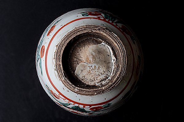 Yahoo!オークション - t-u155【和み】茶道具 時代 古渡赤絵茶碗 検 茶...